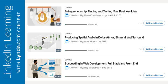 Take free online courses and certifications with LinkedIn Learning ...